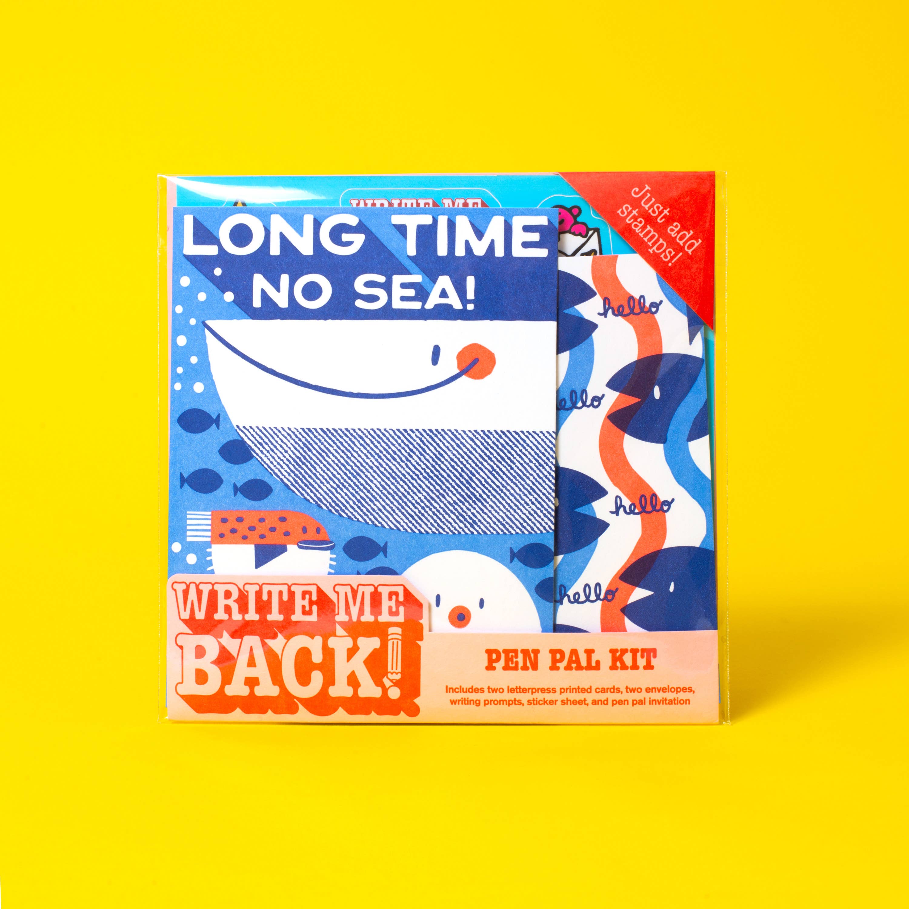 Long Time No Sea Letter Writing Write Me Back Pen Pal Kit – Slackline Press