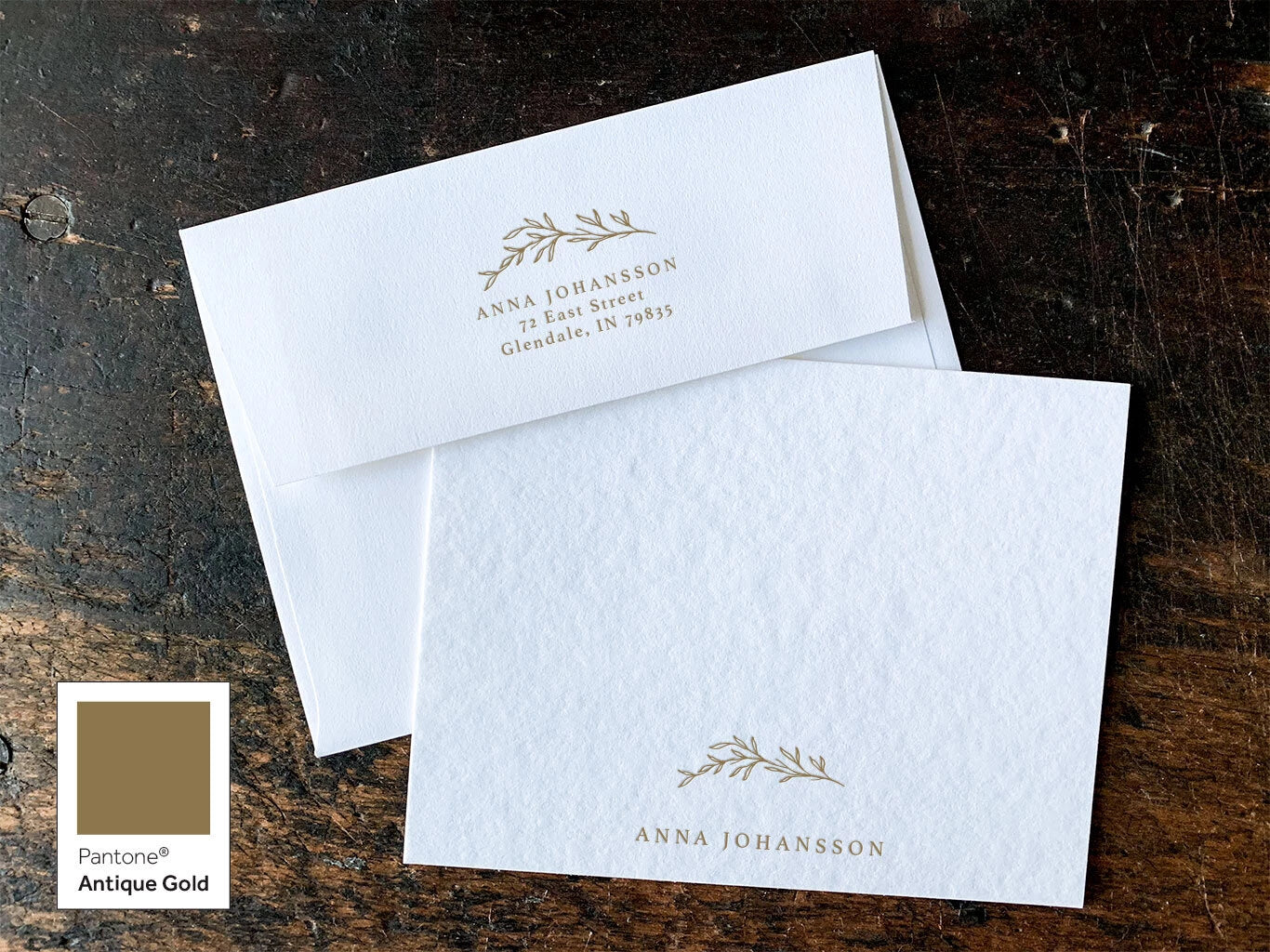 Personalized Letterpress Sets – Slackline Press