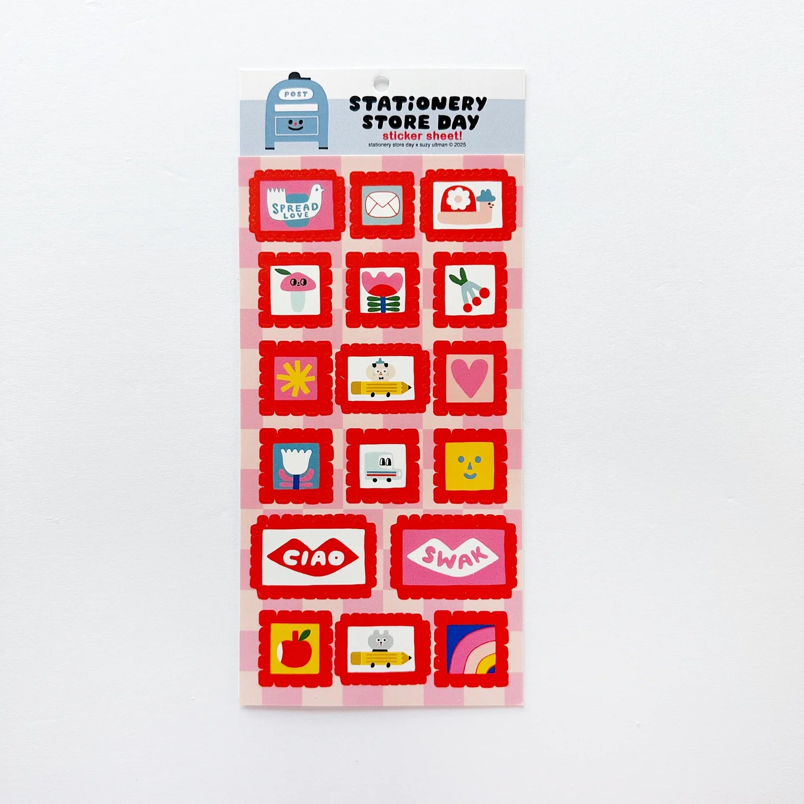 Suzy's Stamps Sticker Sheet – Slackline Press