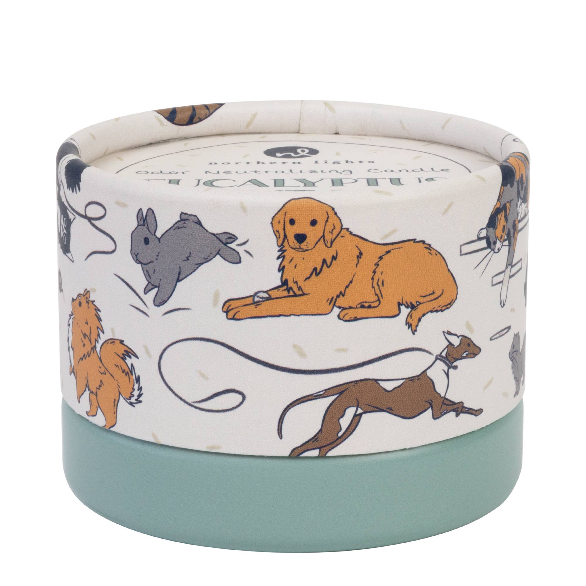 Pet Odor Neutralizing Candle: Eucalyptus & Mint Leaf – Slackline Press